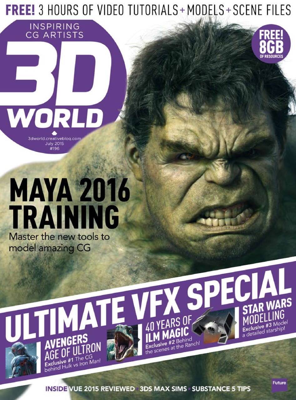 3D World Magazine - July 2015 Back Issue