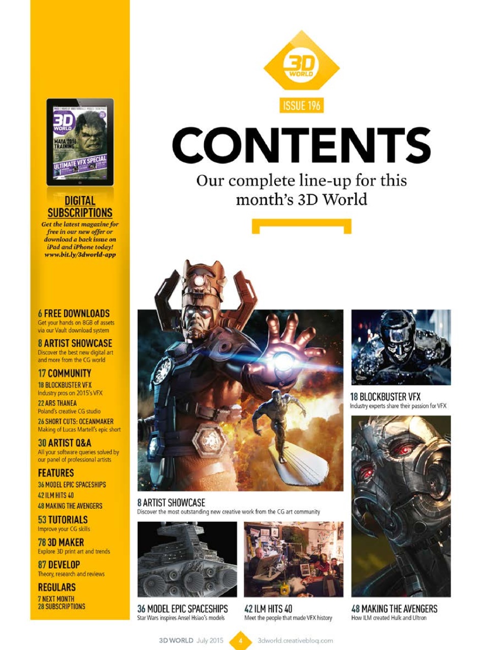 3D World Magazine - July 2015 Back Issue
