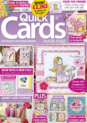 Quick Cards Made Easy Magazine - June 2015 Back Issue
