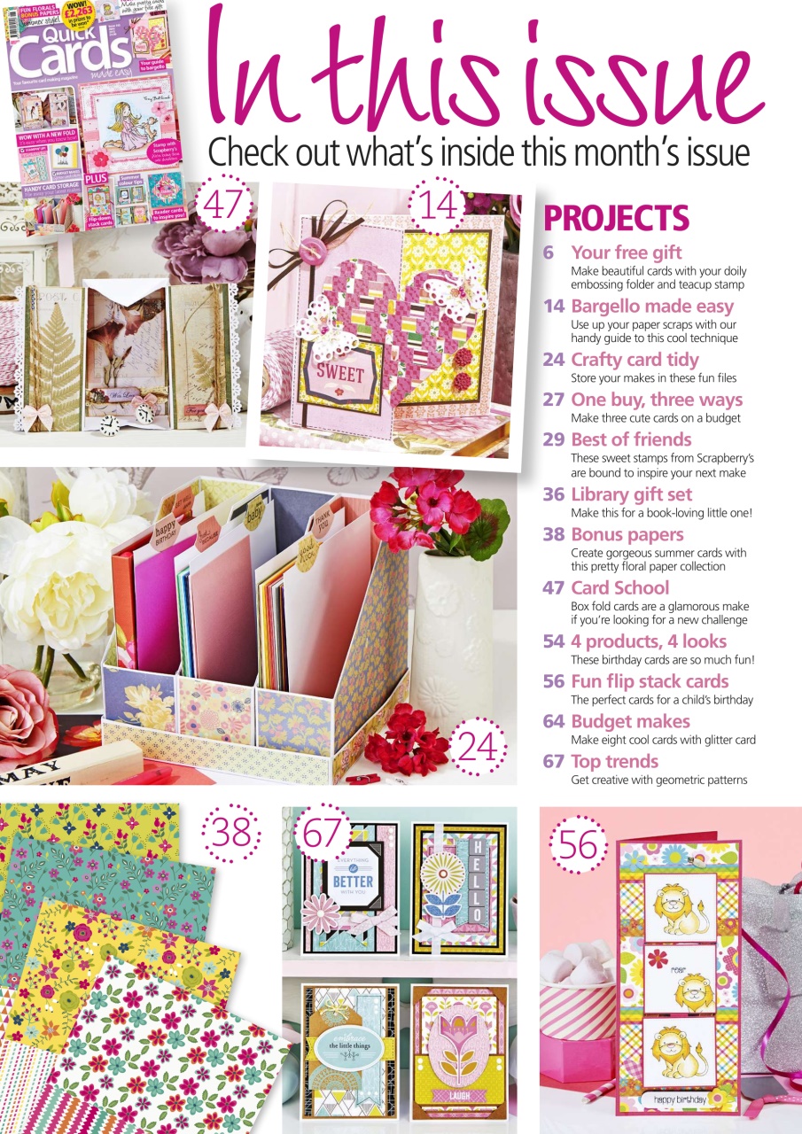 Quick Cards Made Easy Magazine - June 2015 Back Issue