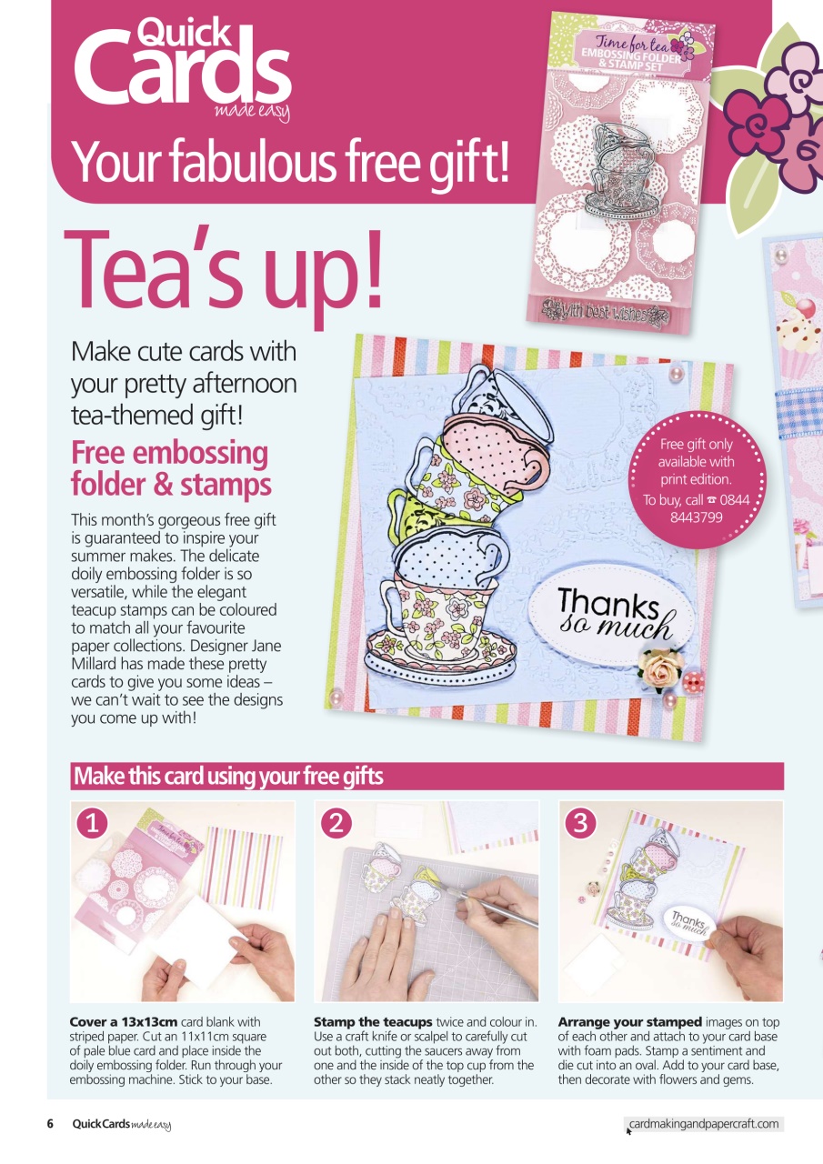 Quick Cards Made Easy Magazine - June 2015 Back Issue