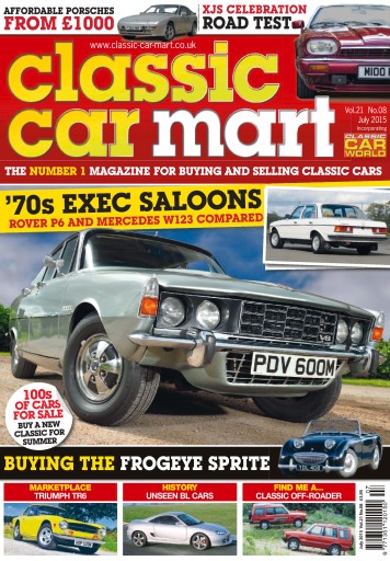 Classic Car Mart Magazine - Vol.21 No.8 '70s Exec Saloons Back Issue