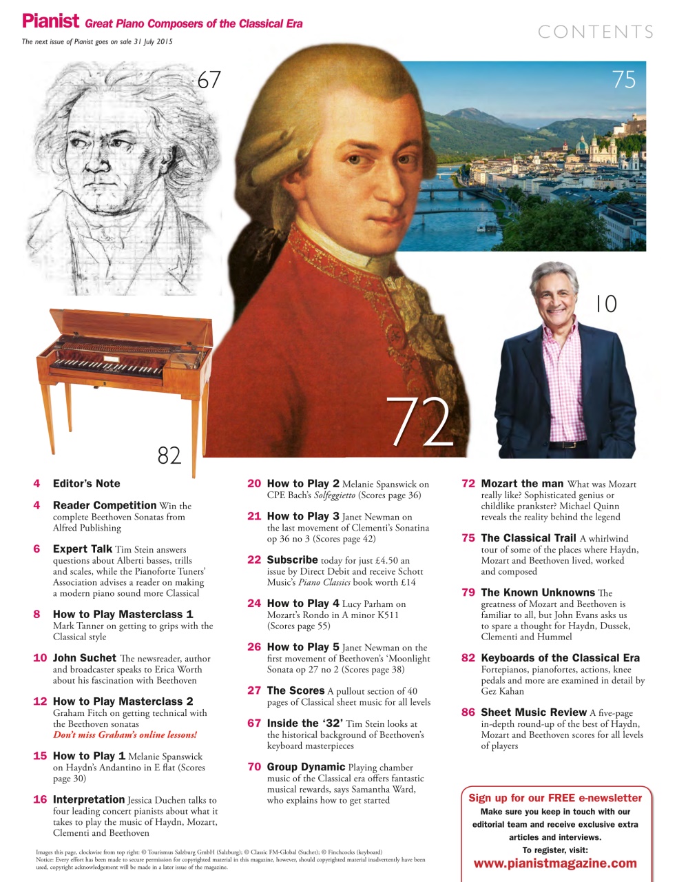 Pianist Magazine - Great Piano Composers of the Classical Era Special Issue