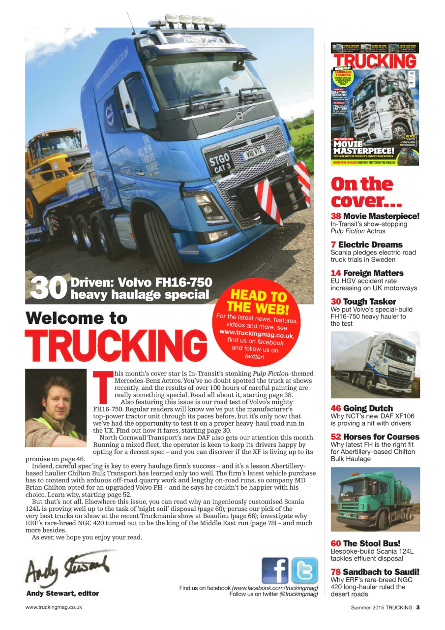 Trucking Magazine - No. 379 Movie Masterpiece Back Issue