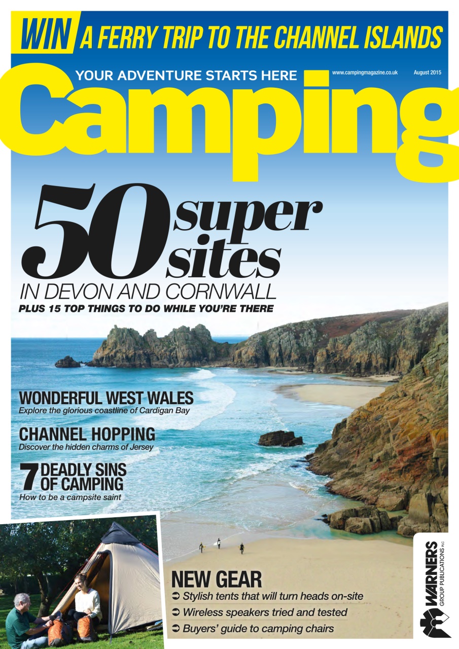Camping Magazine - August 2015 - Devon and Cornwall Special Back Issue