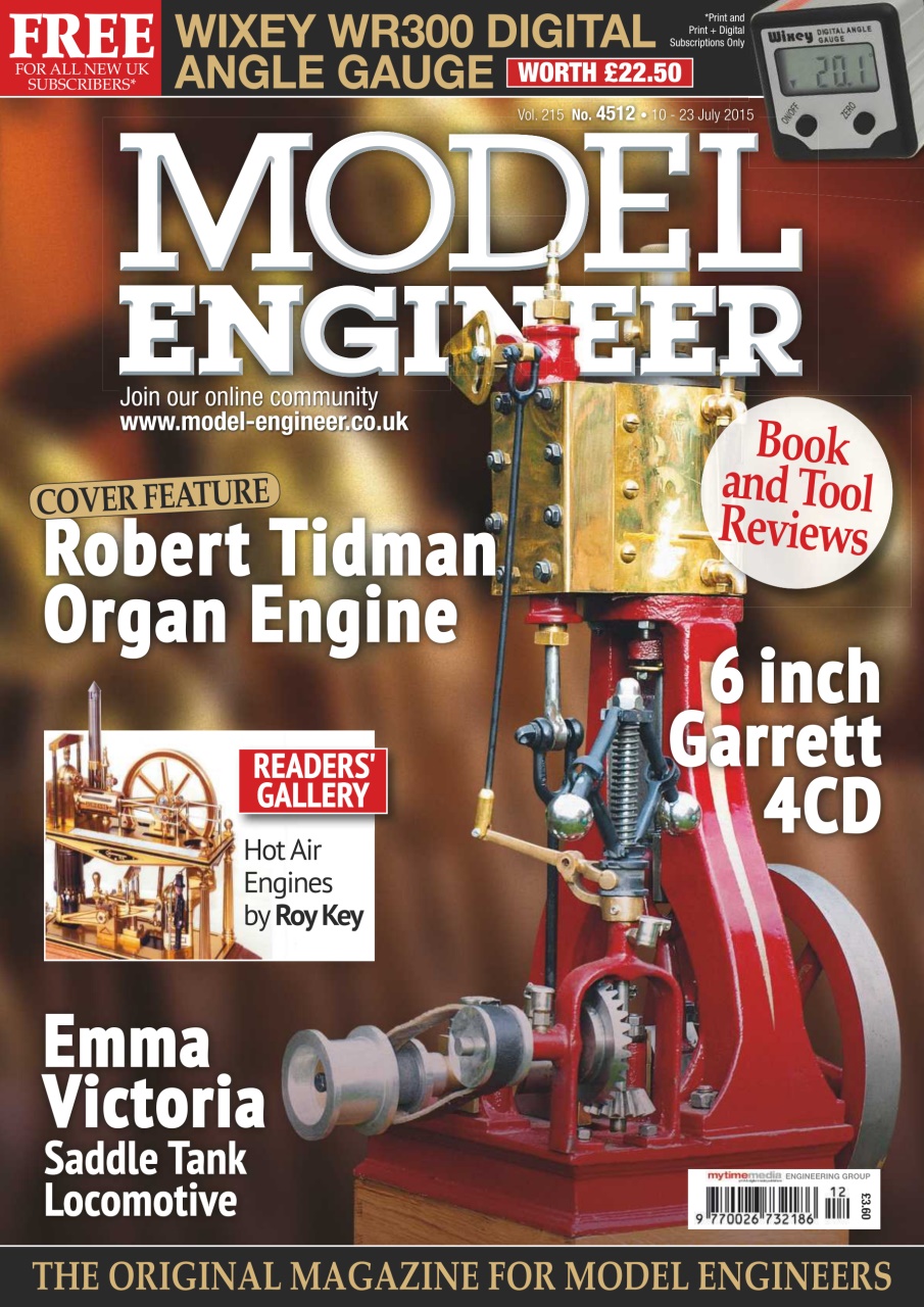 Model Engineer Magazine - No. 215 Vol. 4512 Back Issue