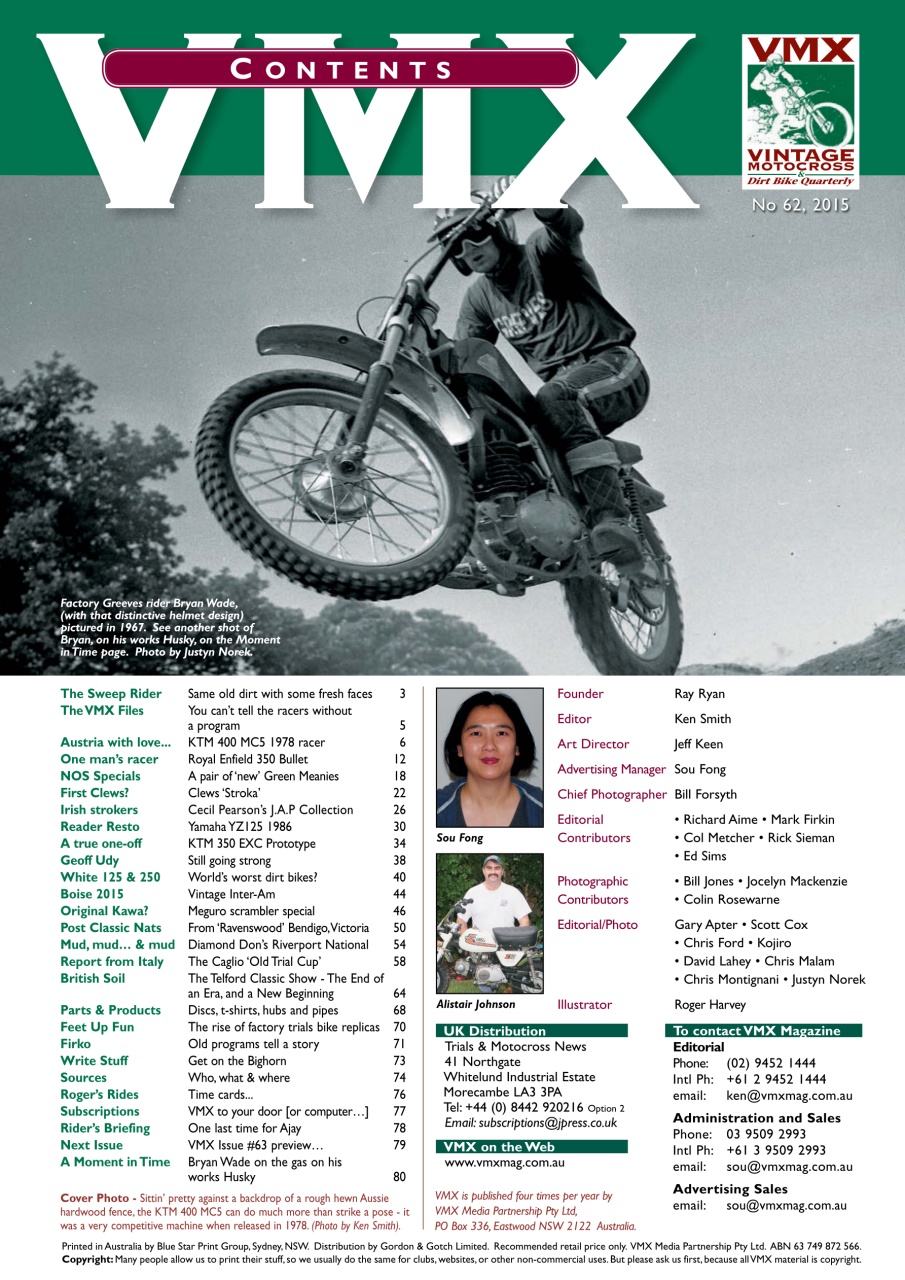 VMX Magazine - VMX Issue 62 Back Issue