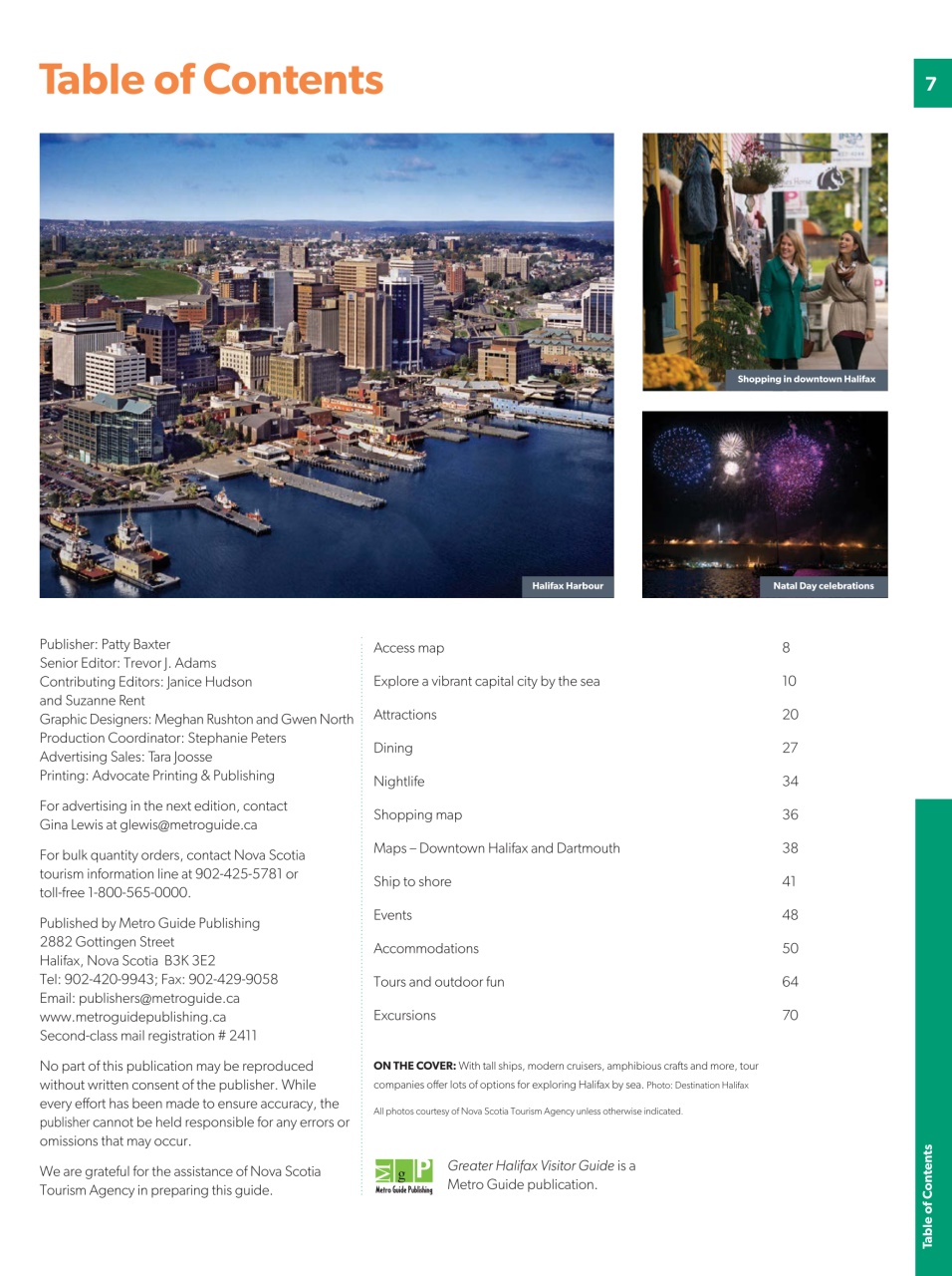 Greater Halifax Visitor Guide Magazine Subscriptions and 2015 Visitor ...