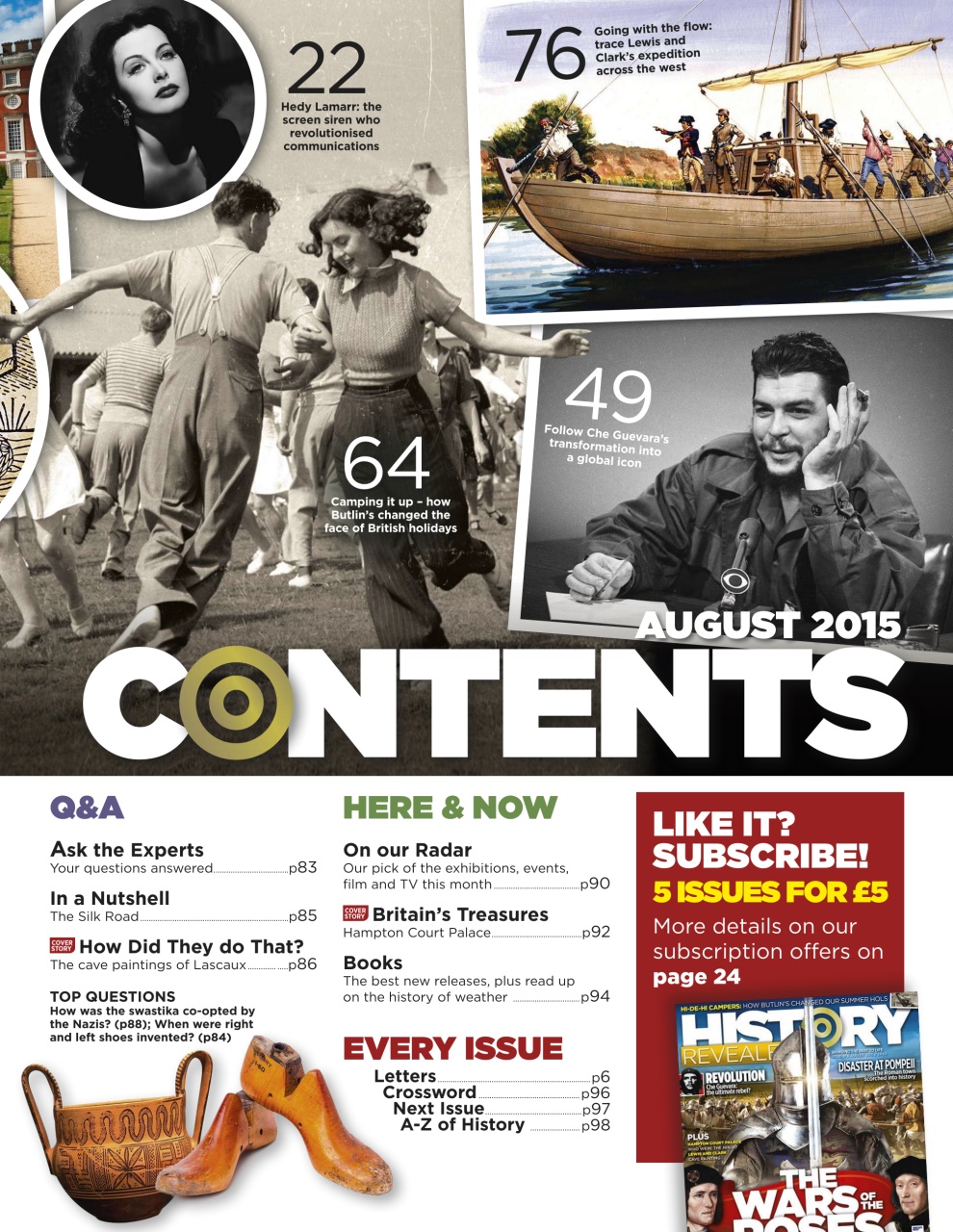 BBC History Revealed Magazine - August 2015 Back Issue