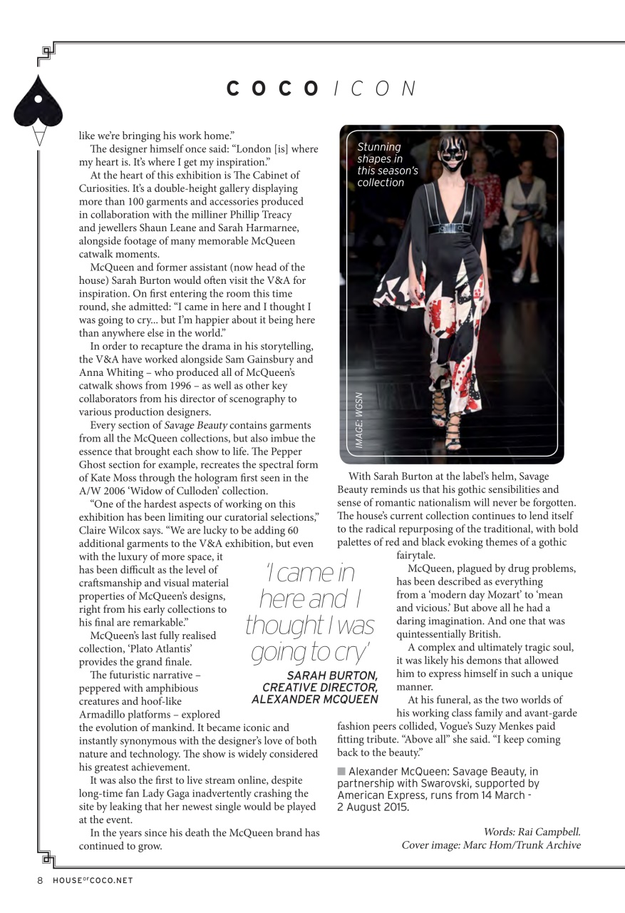 House of Coco Magazine - Vol 2 Back Issue