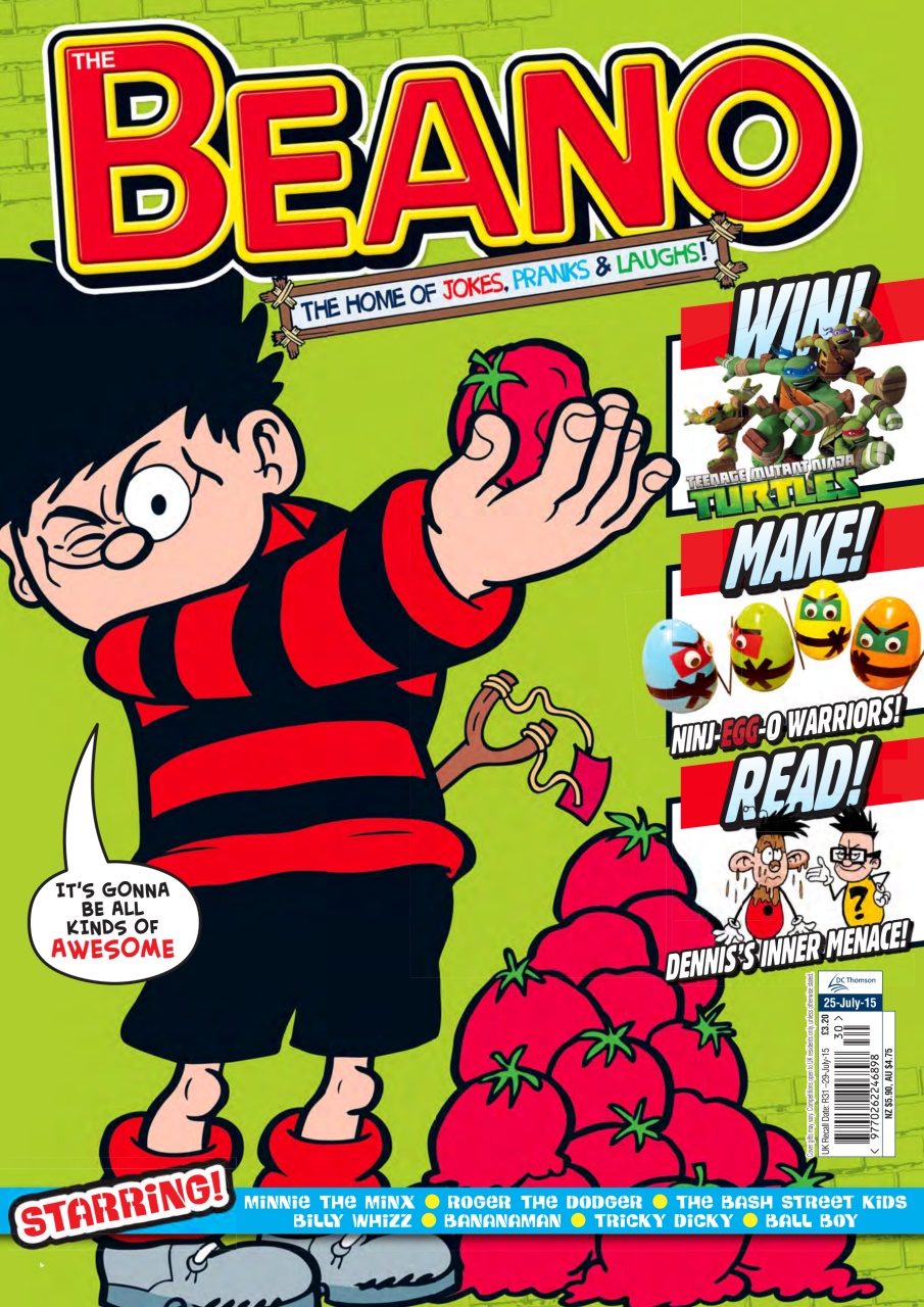 The Beano Magazine - 25th July 2015 Subscriptions | Pocketmags