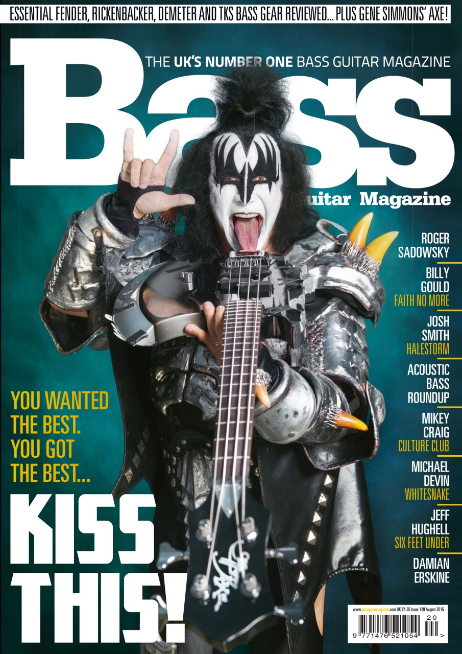 Bass Player UK Magazine - August 2015 Zurück Ausgabe