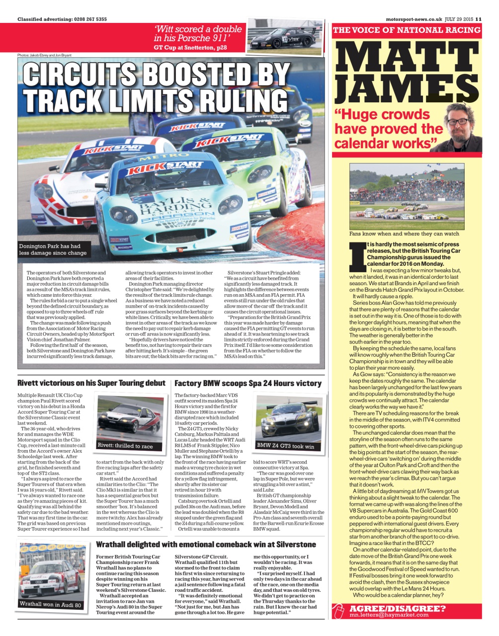 Motorsport News Magazine - 29th July 2015 Back Issue