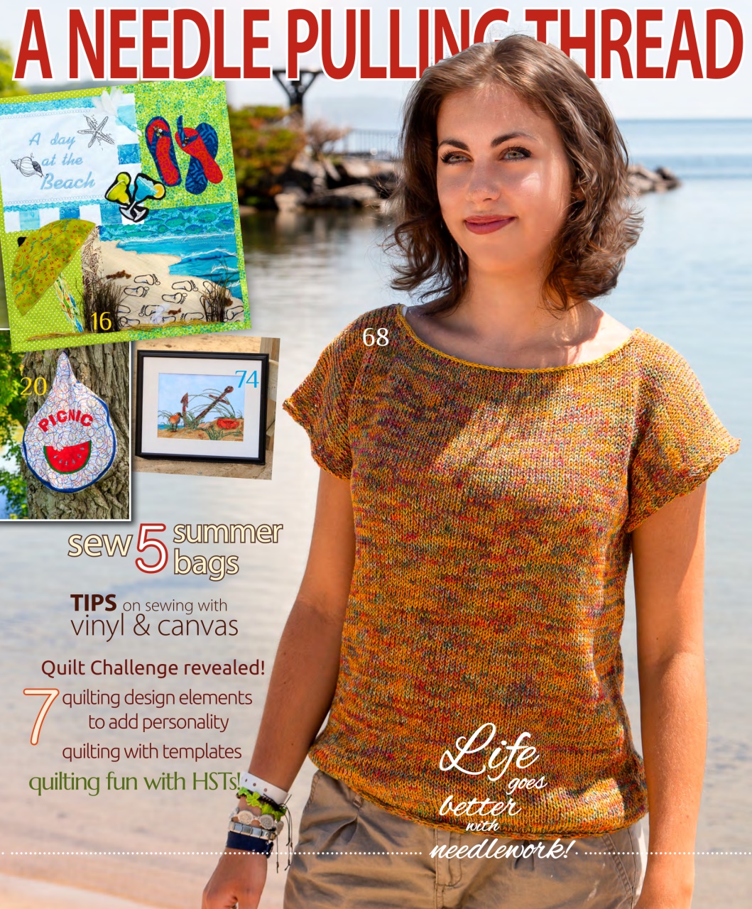 A Needle Pulling Thread Magazine - Summer 2015 Back Issue