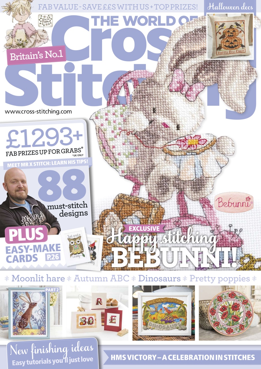 The World of Cross Stitching Magazine - October 2015 Back Issue