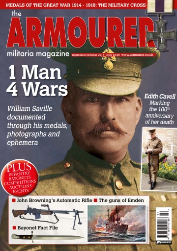 The Armourer Magazine - Sept/Oct 2015 Back Issue