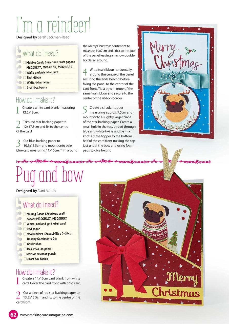 Making Cards & Papercraft Magazine - Christmas Special 2015 Special Issue
