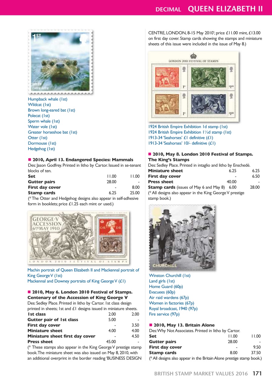 Stamp Magazine - British Stamp Market Values 2016 Special Issue