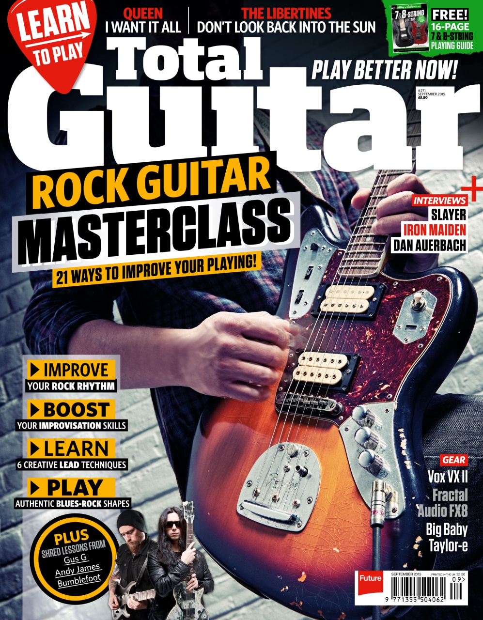 Total Guitar Magazine - September 2015 Back Issue