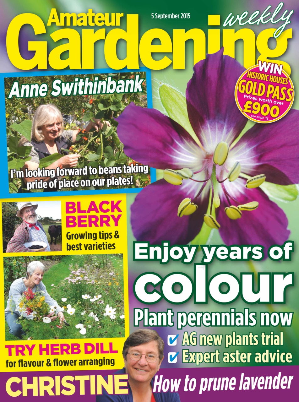 Amateur Gardening Magazine - 5th September 2015 Back Issue