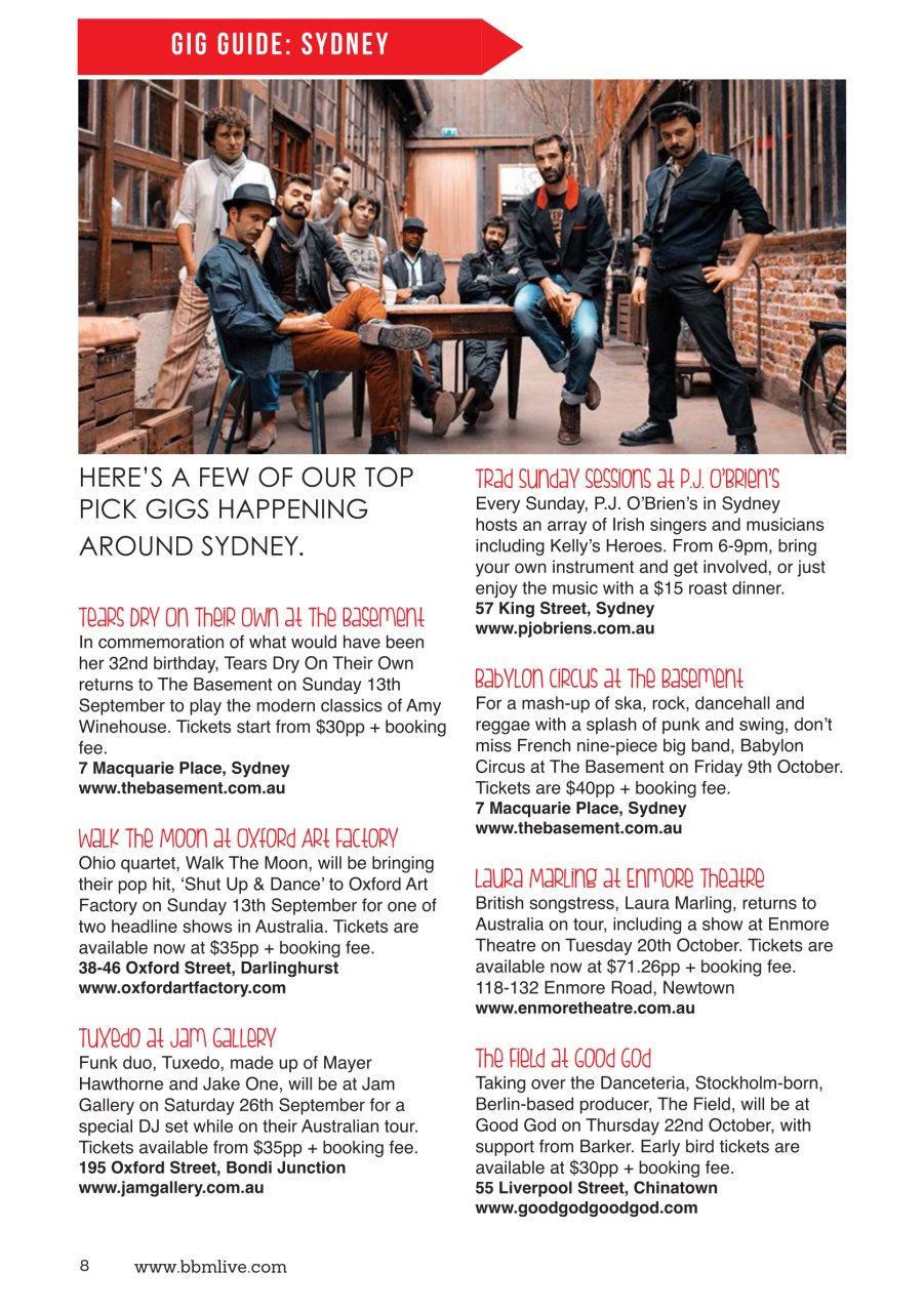 BBM Live Magazine - BBM September 2015 issue 842 Subscriptions | Pocketmags