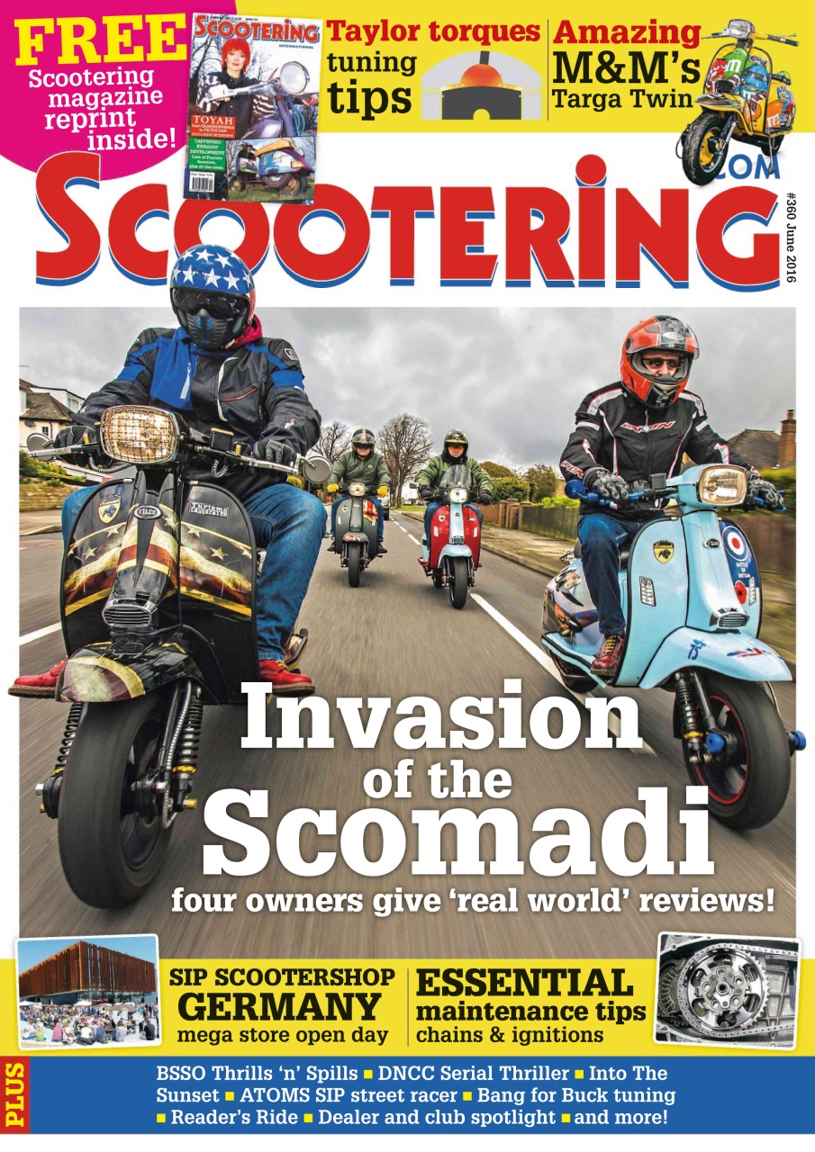 Scootering Magazine - June 2016 Subscriptions | Pocketmags