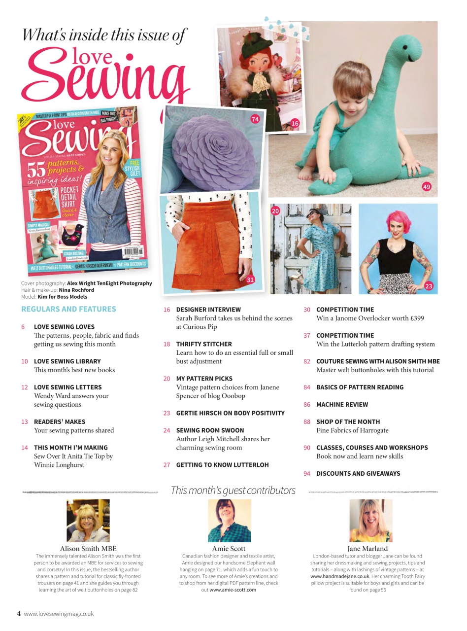 Love Sewing Magazine - 18 Back Issue