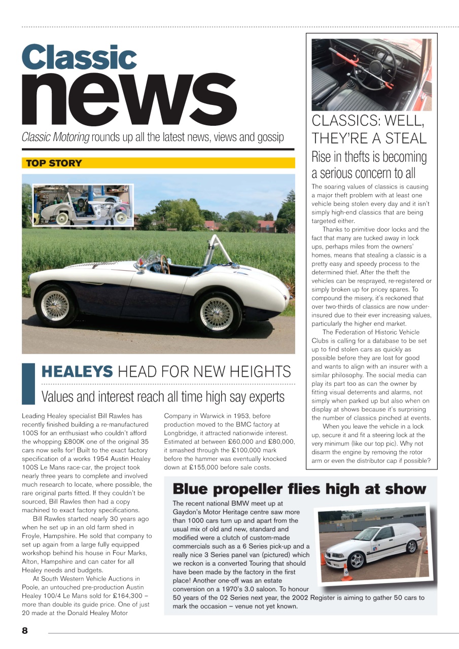 Classic Motoring Magazine - Oct-15 Back Issue