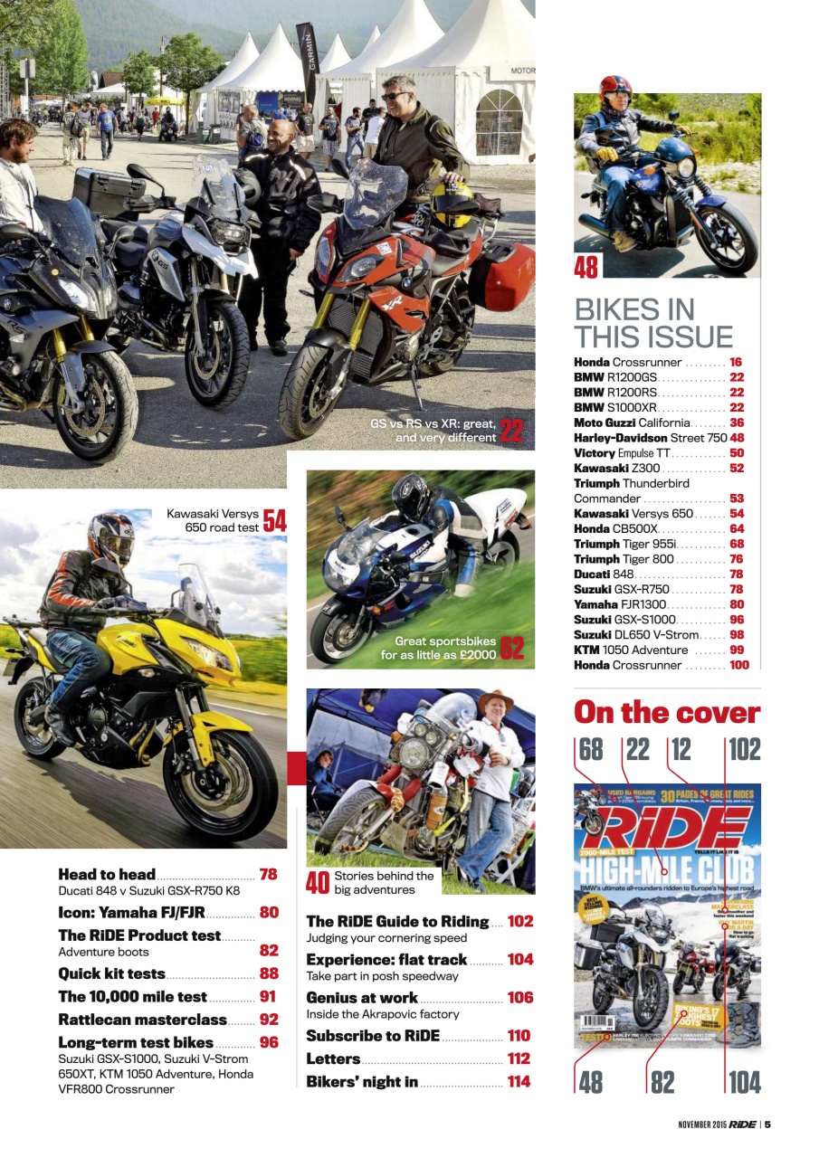 Ride Magazine - November 2015 Back Issue