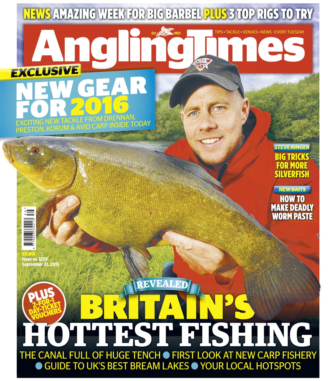 Angling Times Magazine - 22th September 2015 Back Issue