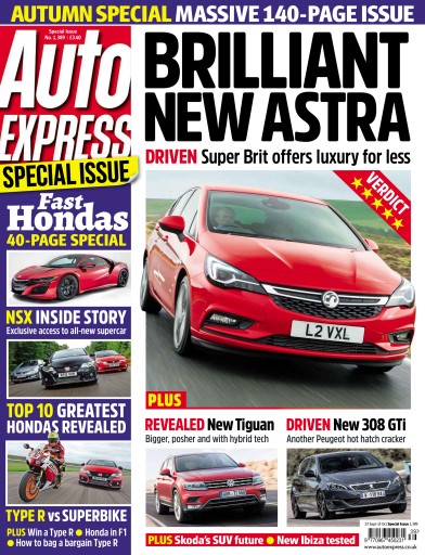 Auto Express Magazine - September 23. 2015 Back Issue