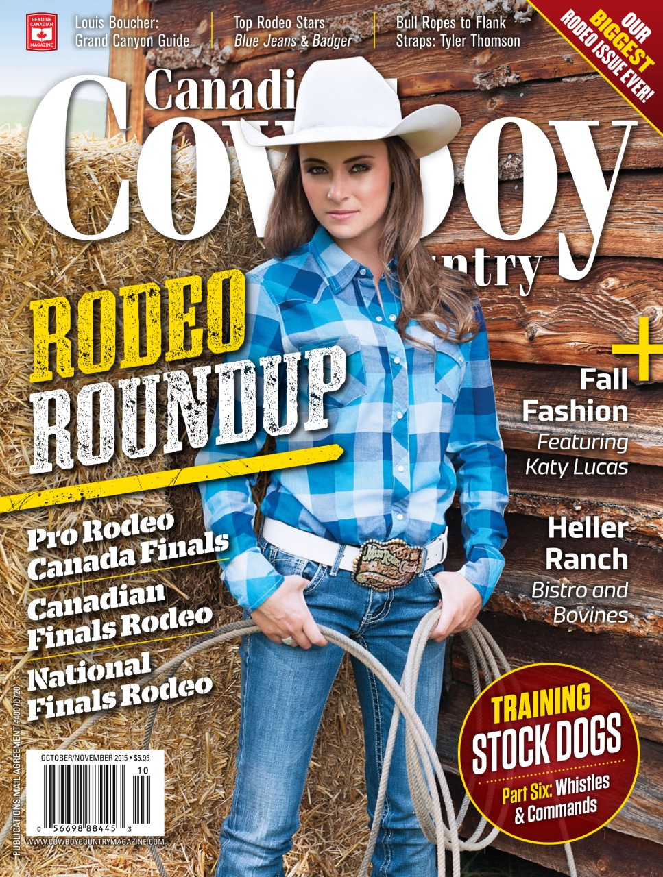 Canadian Cowboy Country Magazine - October-November 2015 Back Issue