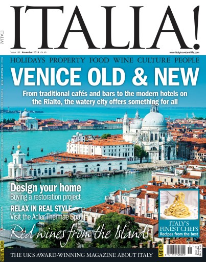 Italia! Magazine - Nov 2015 Back Issue