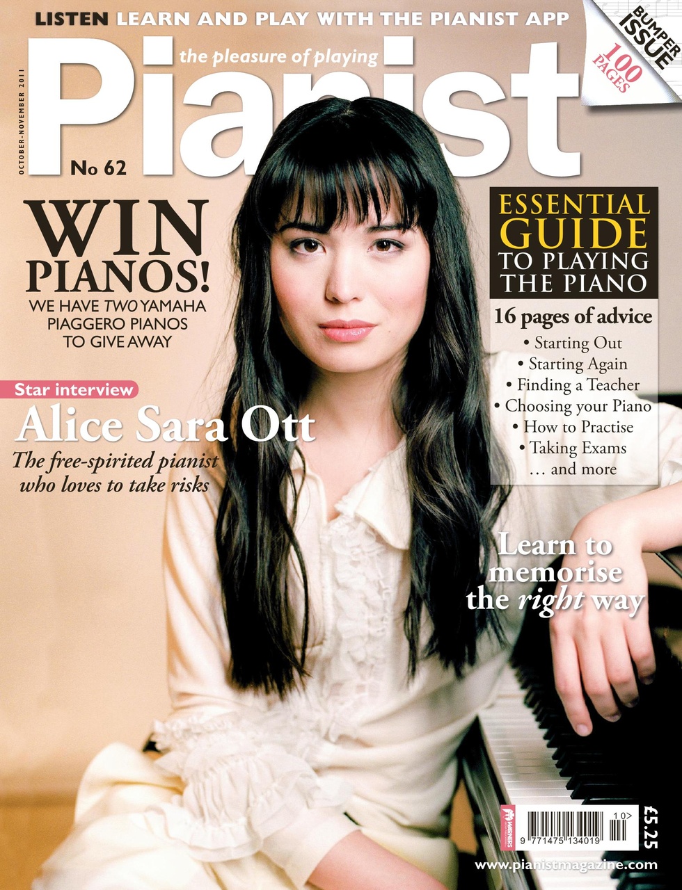 Pianist Magazine - Issue 62 Oct-Nov 2011 Back Issue