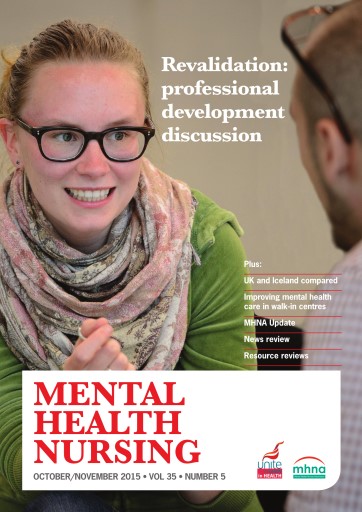 Mental Health Nursing Magazine - Mental Health Nursing October/November ...