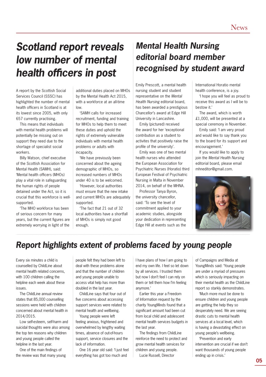 Mental Health Nursing Magazine - Mental Health Nursing October/November ...