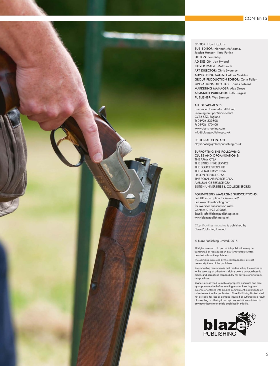 Clay Shooting Magazine - Clay Shooting presents Shotguns and Ammunition ...