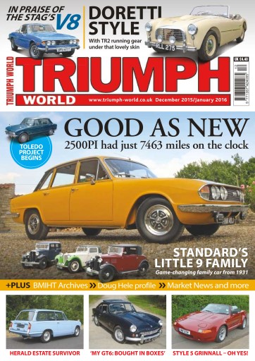 Triumph World Magazine - No. 157 Good As New Back Issue