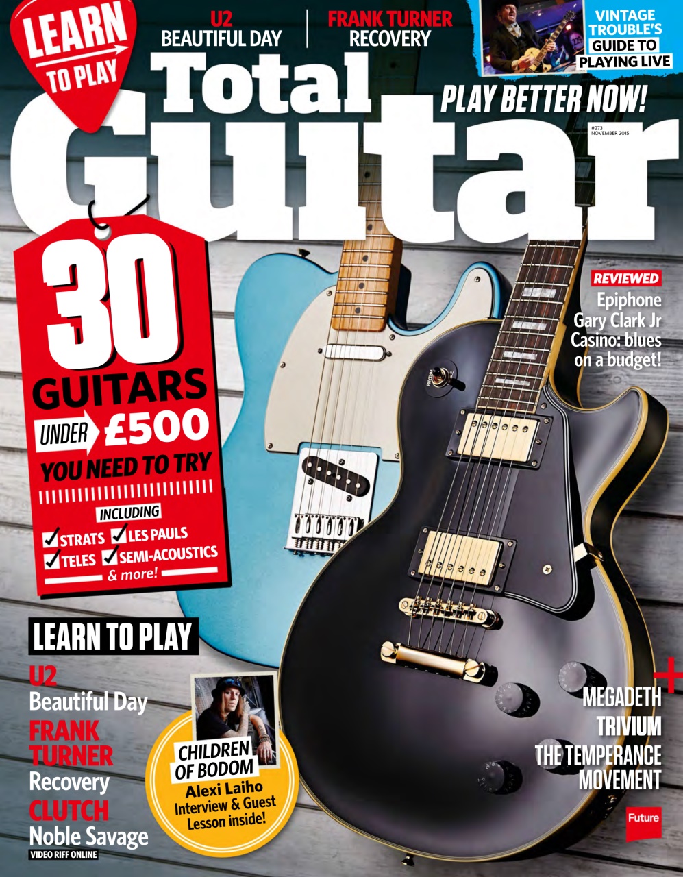Total Guitar Magazine - November 2015 Back Issue