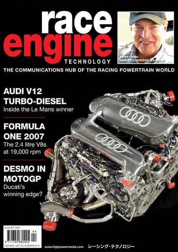 Race Engine Technology Magazine - 24 August 2007 Back Issue