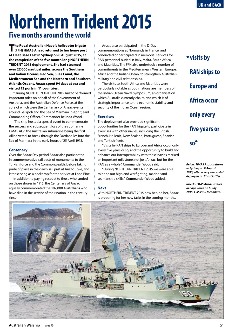 Australian Warship Magazine - 90 Back Issue