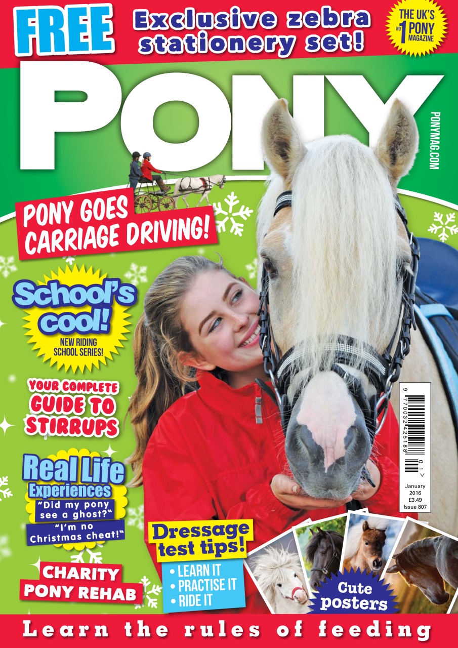 Pony Magazine - PONY Magazine – January 2016 Back Issue