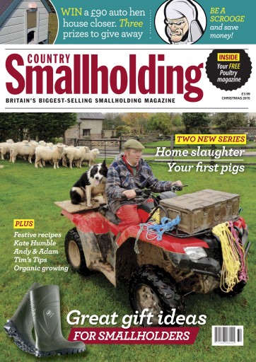 The Country Smallholder Magazine - Xmas 2015 Back Issue