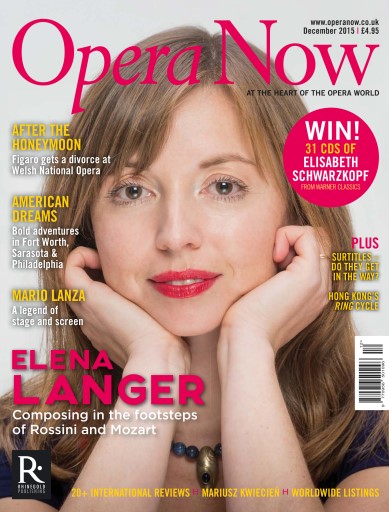 Opera Now Magazine - December 2015 Back Issue