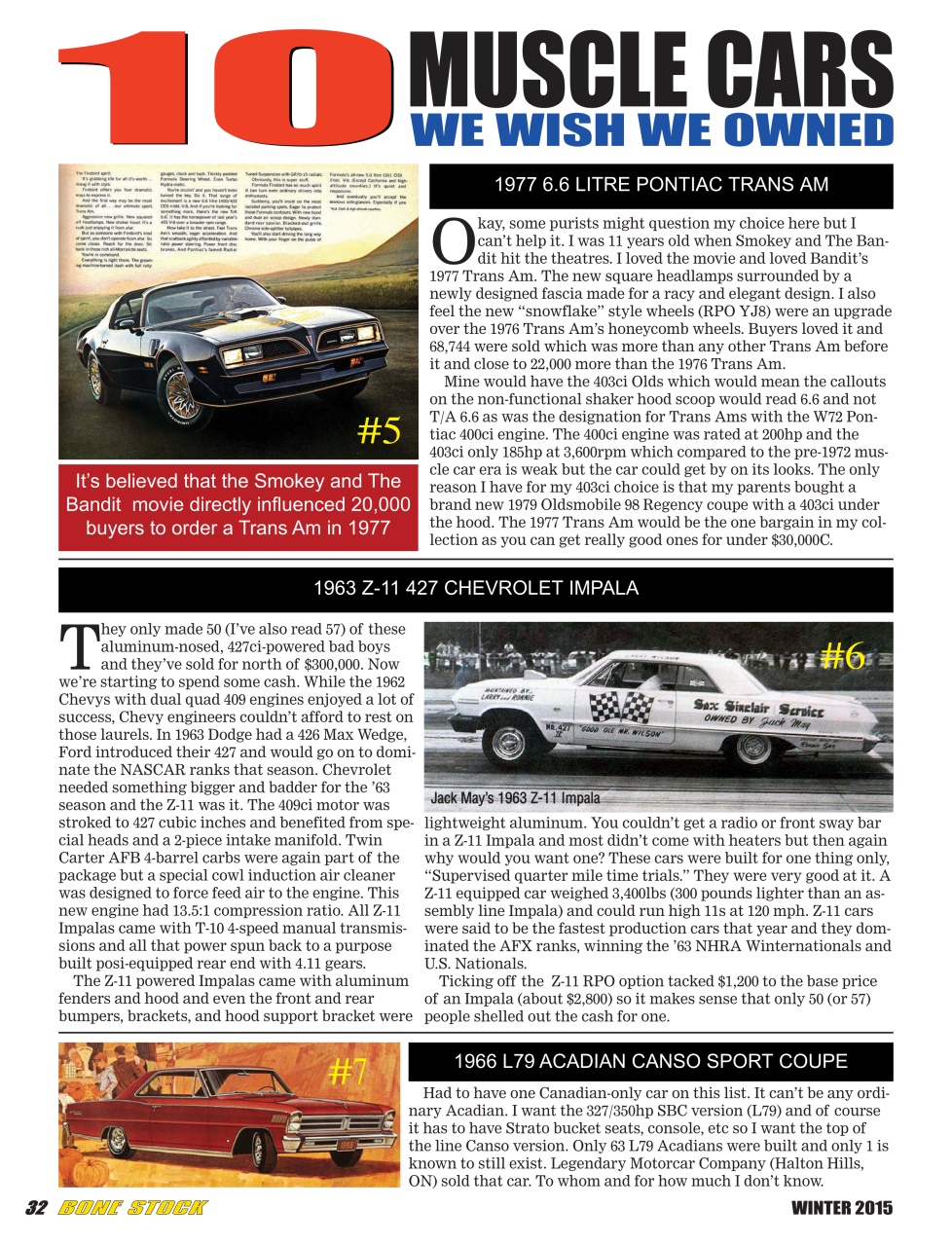 Muscle Cars Magazine - Winter 2015 Back Issue