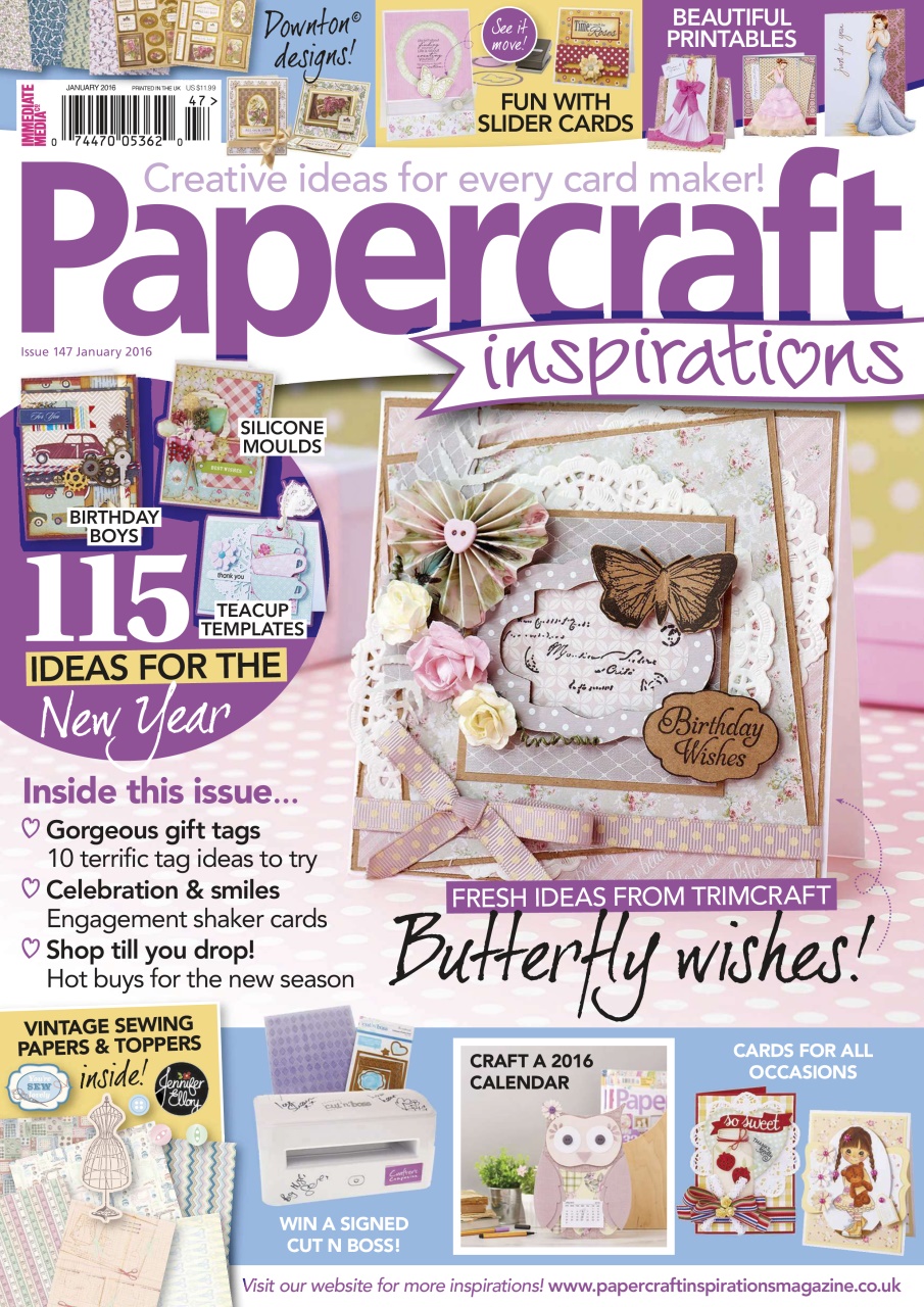 Papercraft Inspirations Magazine - January 2016 Back Issue