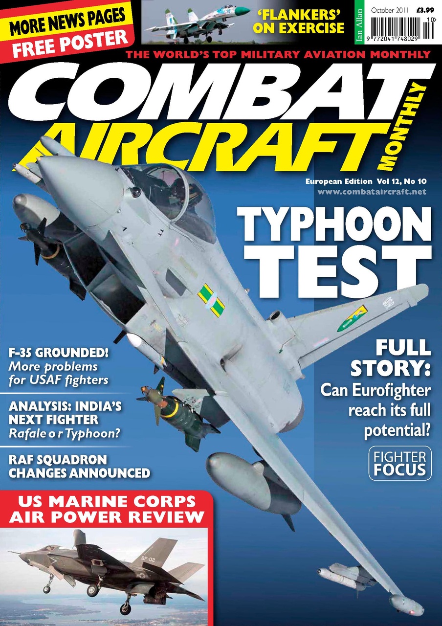 Combat Aircraft Journal Magazine - European Issue - Vol 12 No 10 Back Issue