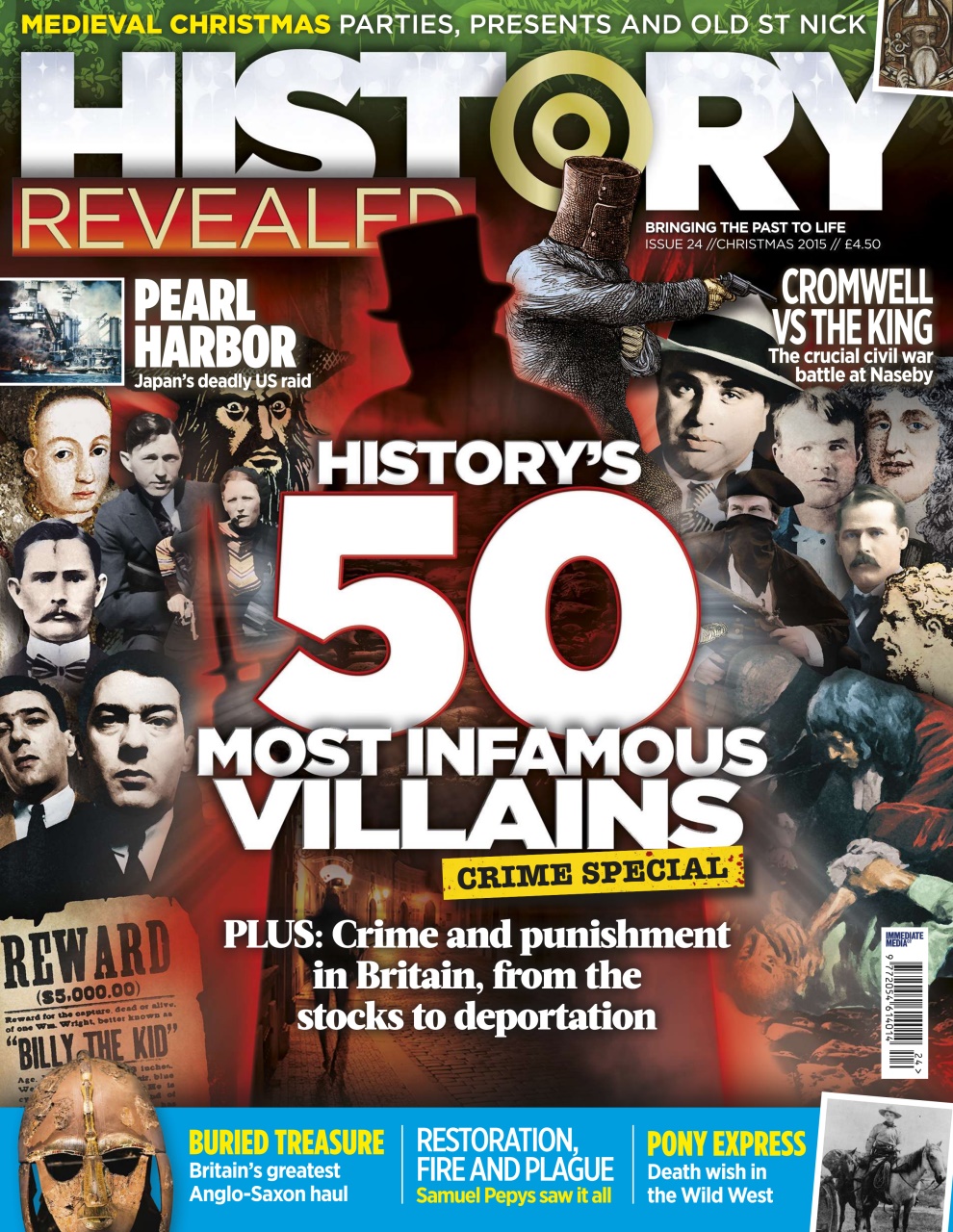 BBC History Revealed Magazine - Christmas 2015 Back Issue