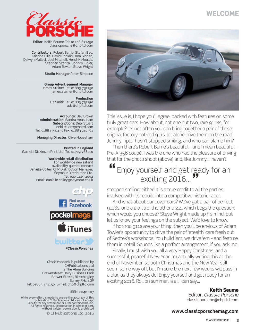 Classic Porsche Magazine - Classic Porsche 33 Back Issue
