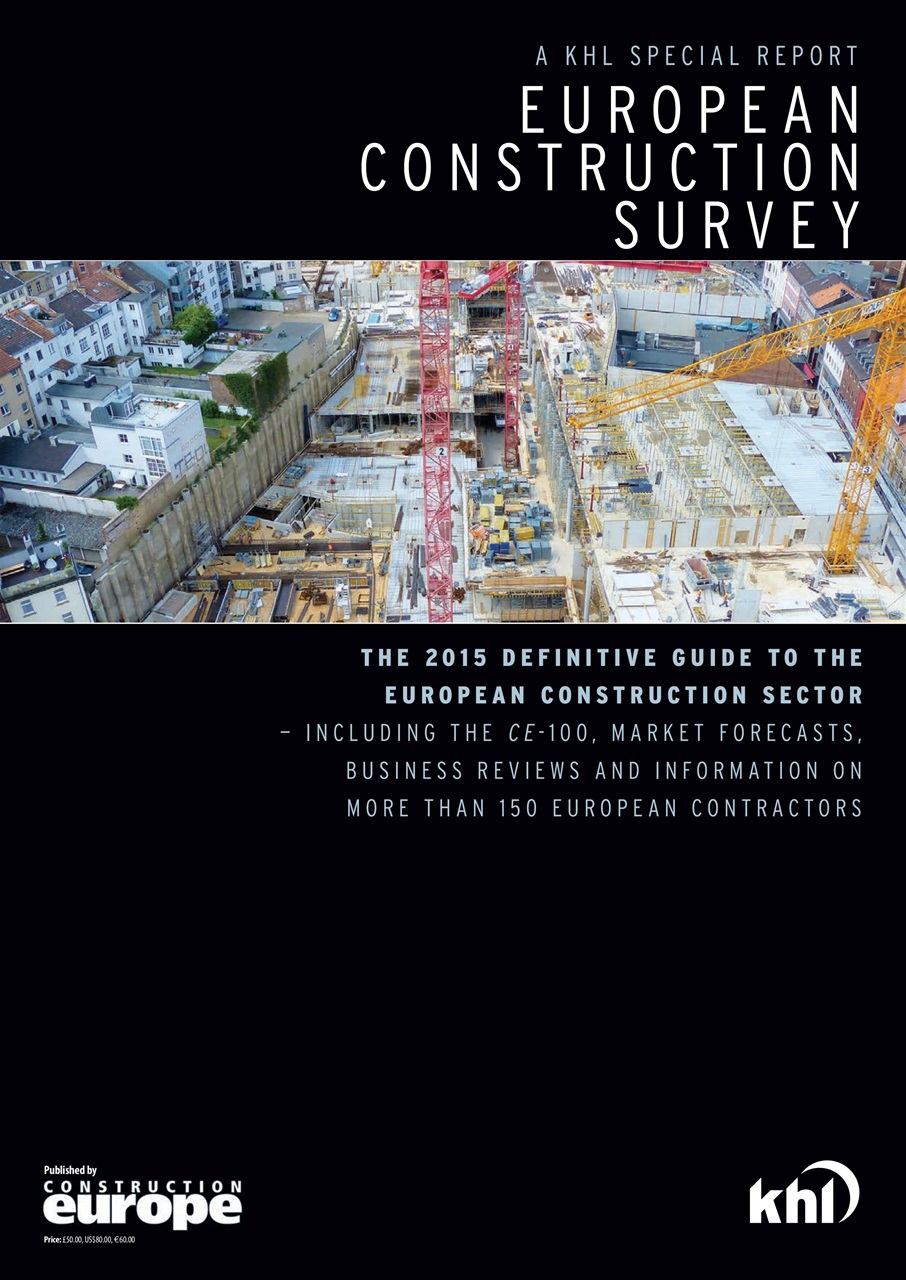 Construction Europe Magazine - European Construction Survey 2015 ...